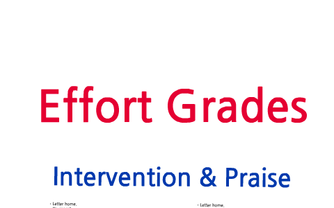 Using Effort Grade Data by Mr Hardie on Prezi