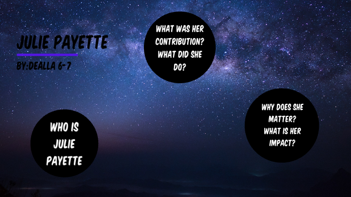 Julie Payette by Dealla Assaf on Prezi