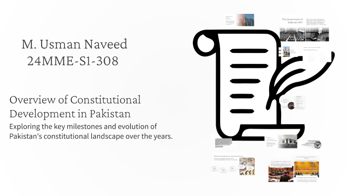 Overview of Constitutional Development in Pakistan by Muhammad Usman on ...