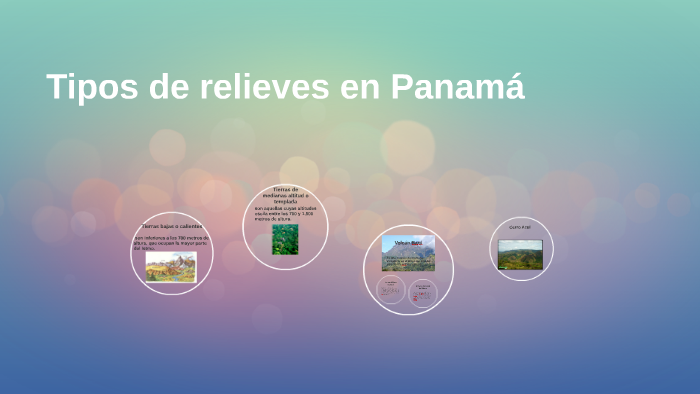 TIPOS DE RELIEVES EN PANAMÁ by josue morales on Prezi
