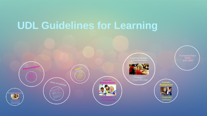 UDL Guidelines for Learning by Evangeline Perez on Prezi