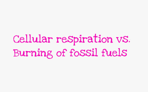 Cellular respiration vs. Combustion by Cristina Munteanu on Prezi