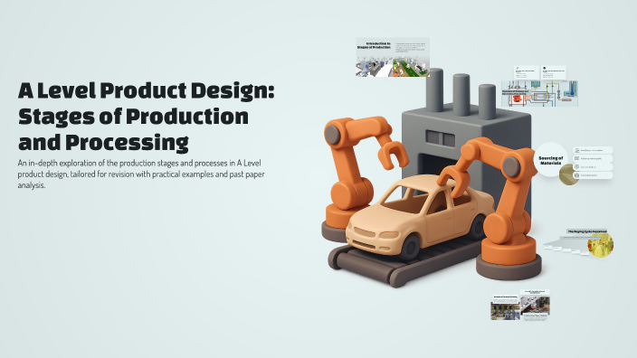 A Level Product Design: Stages of Production and Processing by Mark ...