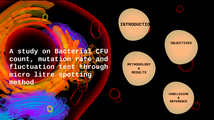 A study on Bacterial CFU count, mutation rate and fluctuation test ...
