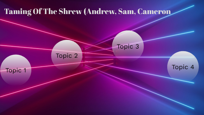 Taming Of The Shrew (Andrew, Sam, and Cameron by Andrew Kabat on Prezi
