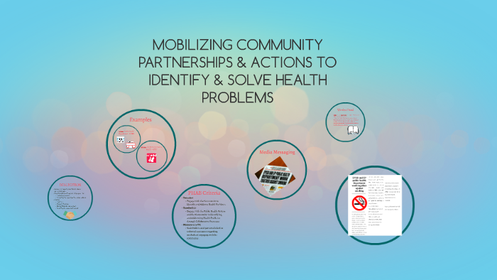 MOBILIZING COMMUNITY PARTNERSHIPS & ACTIONS TO IDENTIFY & SO by Sarahi ...