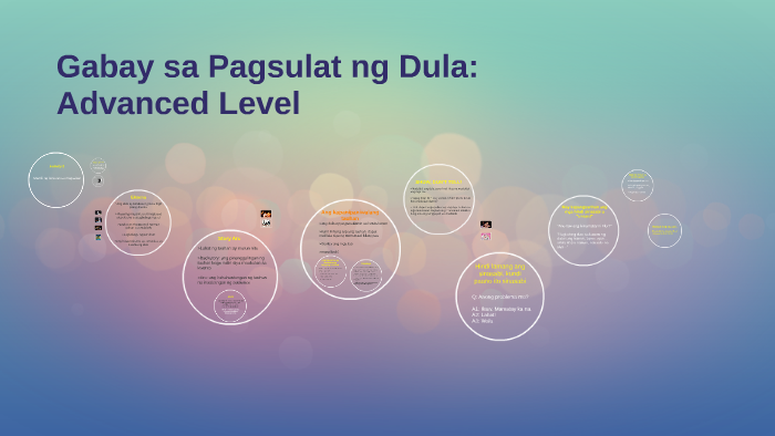 Gabay sa Pagsulat ng Dula: Advanced Level by Ponder Stibbons on Prezi