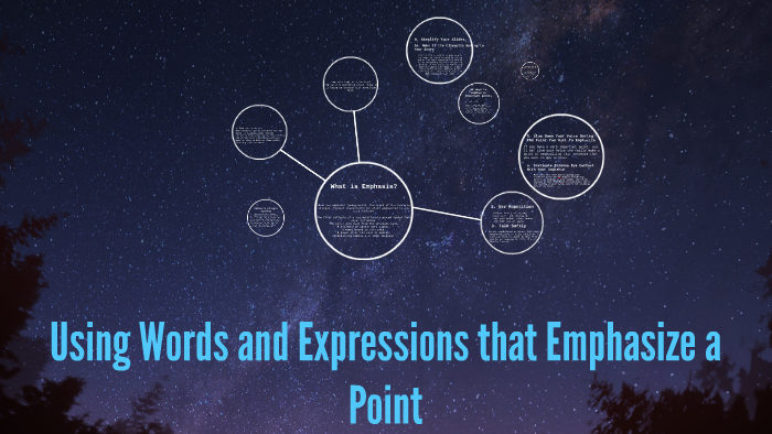 Using Words and Expressions that Emphasize a Point by kyle vienesse ...