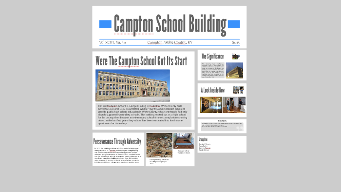 Campton School Building by January Moore on Prezi