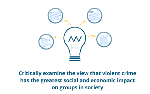 Critically examine the view that violent crime has the greatest social ...