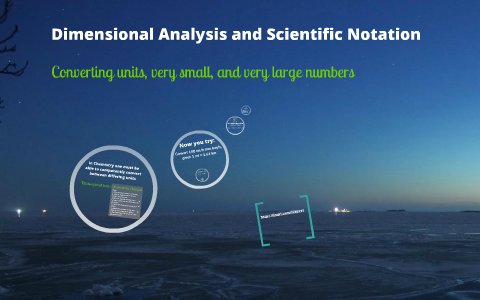 Dimensional analysis and scientific notation by Keith Williams on Prezi