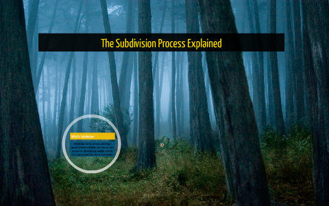 The Subdivision Process Explained by Carrol James on Prezi