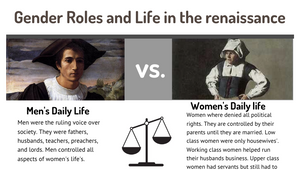 Gender Roles and Life in the renaissance by taya ohmer on Prezi Design