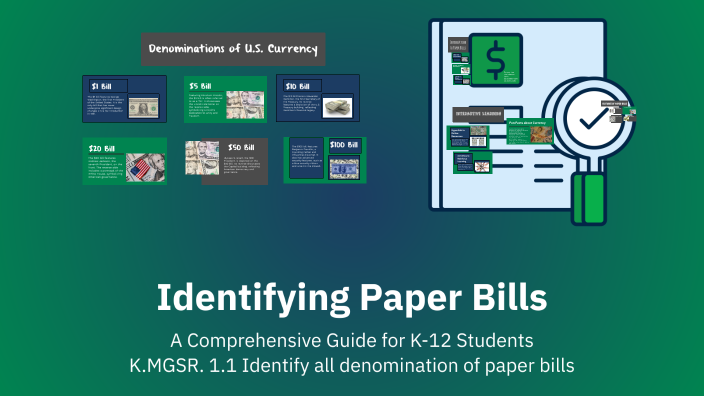 Identifying Paper Bills by Tammy Lee on Prezi