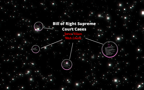 Bill of Rights Supreme Court Case Project by James Wilson on Prezi