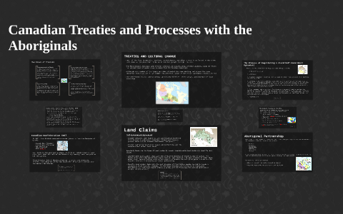 Canadian Treaties and Processes with the Aboriginals by Brandon ...