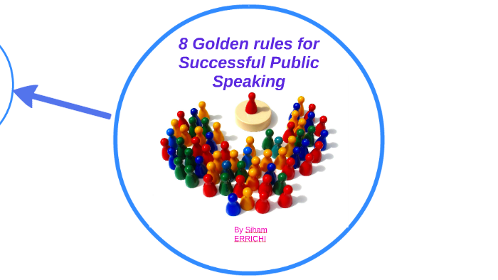 8 Golden rules for Successful Public Speaking by siham errichi