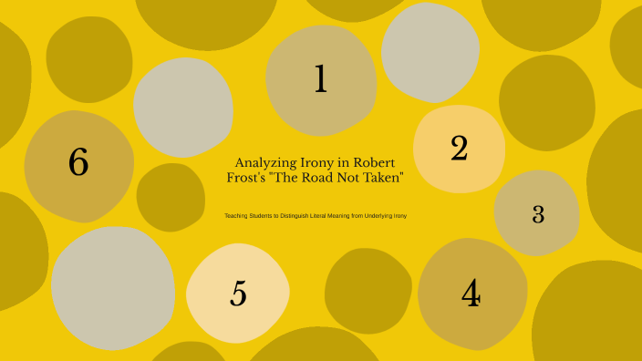 Analyzing Irony in Robert Frost's "The Road Not Taken" by Ryan Smith on ...