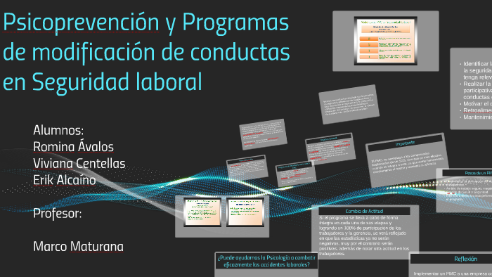 Psicoprevención y Programas de modificación de conductas en by Erik ...
