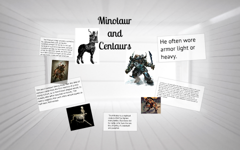 Minotaur and Centaur facts by Damon Brasseur-Connell