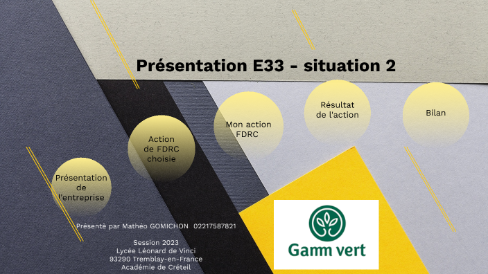 présentation E33 by mathéo gomichon on Prezi