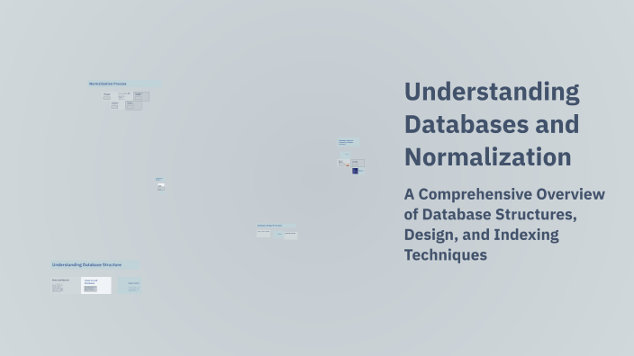 Understanding Databases and Normalization by Meshal Saad on Prezi
