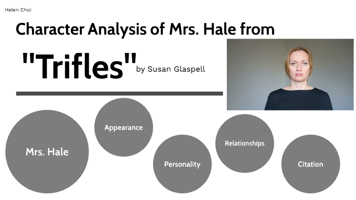 Helen Choi - Trifles Character Prezi - Mrs. Hale by Helen Choi on Prezi