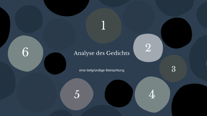 Analyse des Gedichts by Felicitas Winter on Prezi