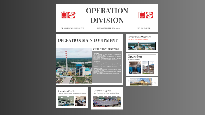 Operation Division by Operation Support on Prezi