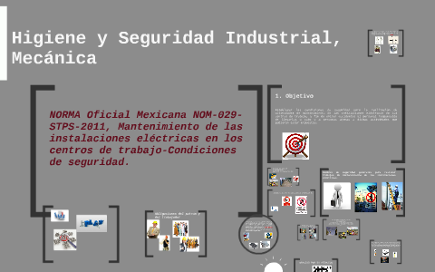 NORMA Oficial Mexicana NOM-029-STPS-2011, Mantenimiento de l by Diego ...