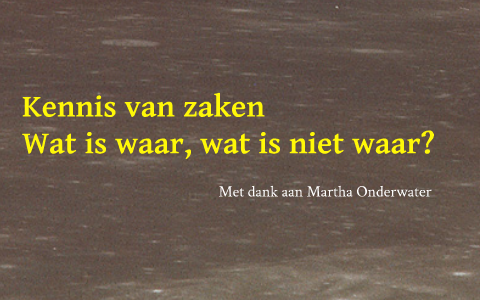 Kennis van zaken en Wat is waar, wat is niet waar by Emil Pepic on Prezi