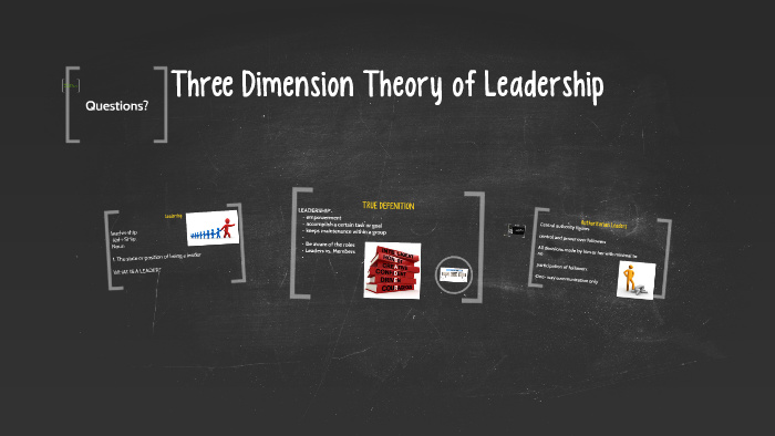 Three Dimension Theory of Leadership by Sandra Andres on Prezi