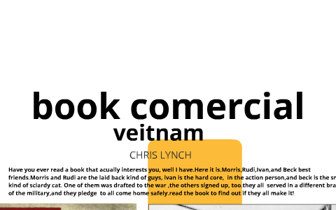 book comercial by hunter boland on Prezi