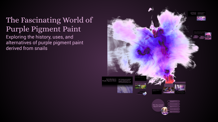 The Fascinating World of Purple Pigment Paint by VIOLETA BERNAL CORDOBA ...