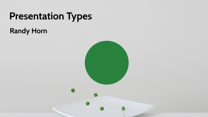 Presentation Types by Randy Horn on Prezi