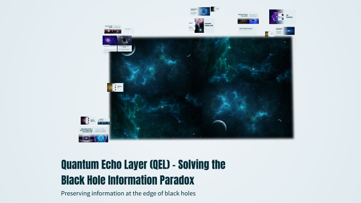 Quantum Echo Layer (QEL) – Solving the Black Hole Information Paradox ...