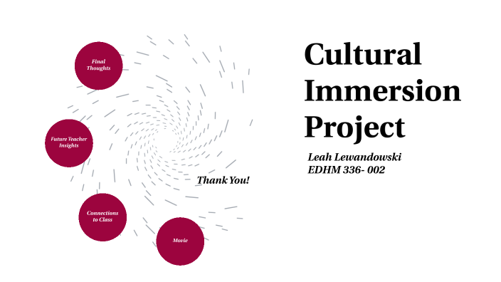 Cultural Immersion Project by Leah Lewandowski on Prezi