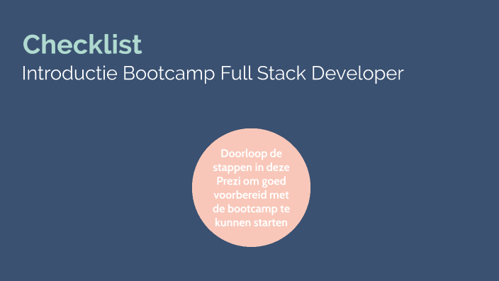 Checklist introductie FSD by Meike van Roessel on Prezi