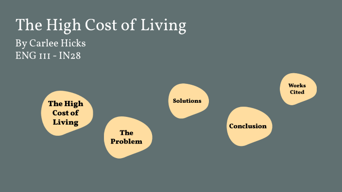 The High Cost of Living by Carlee Hicks on Prezi