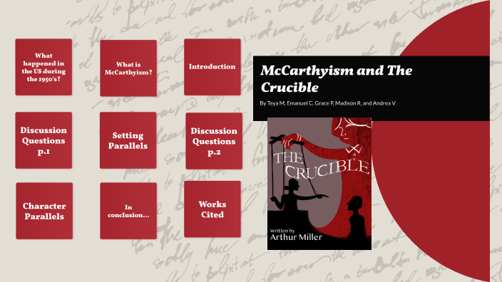 McCarthyism and The Crucible by andrea viloria on Prezi