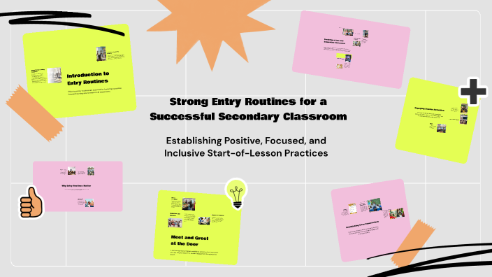 Strong Entry Routines for a Successful Secondary Classroom by C Murphy ...