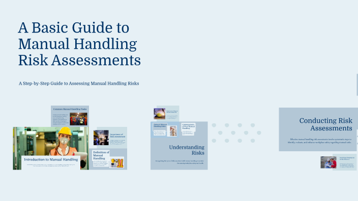 A Basic Guide to Manual Handling Risk Assessments by Bryony Stanfield ...