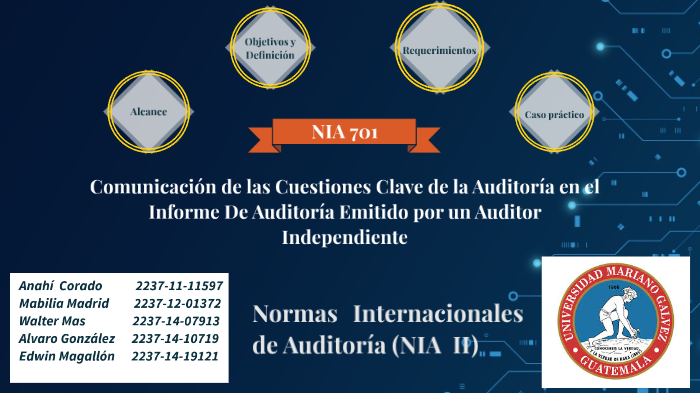 NIA 701 by Auditores Sistemas on Prezi