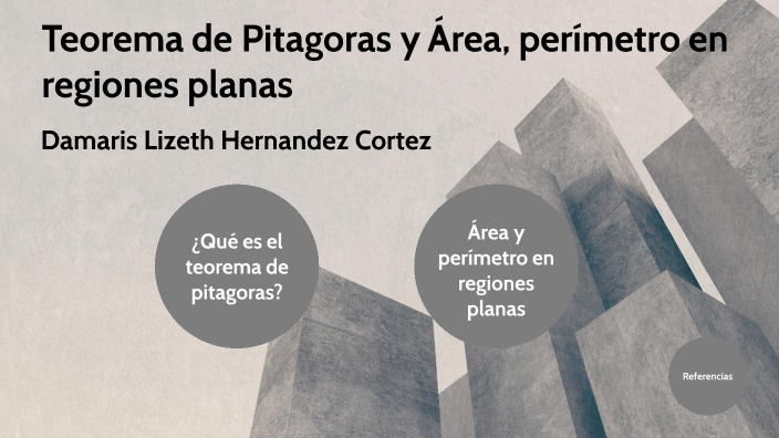 Teorema de Pitagoras y Área, perímetro en regiones planas by Damaris ...
