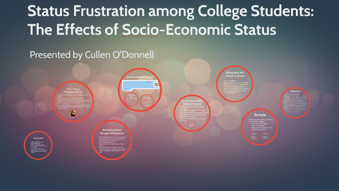 Status Frustration among College Students: The Effects of S by on Prezi