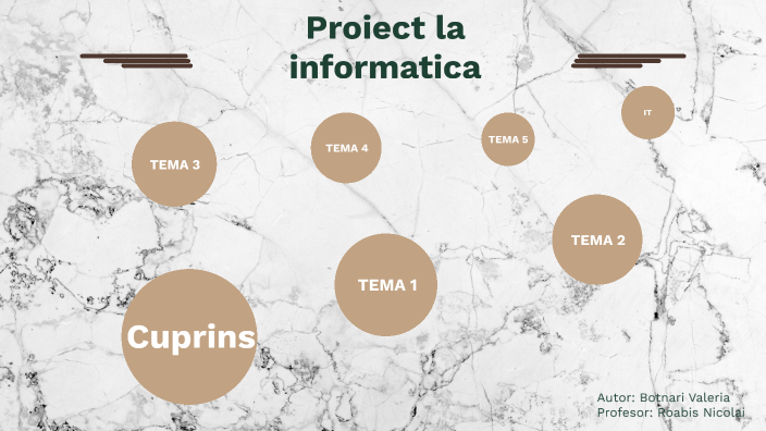 Proiect la informatica by Valeria Botnari on Prezi