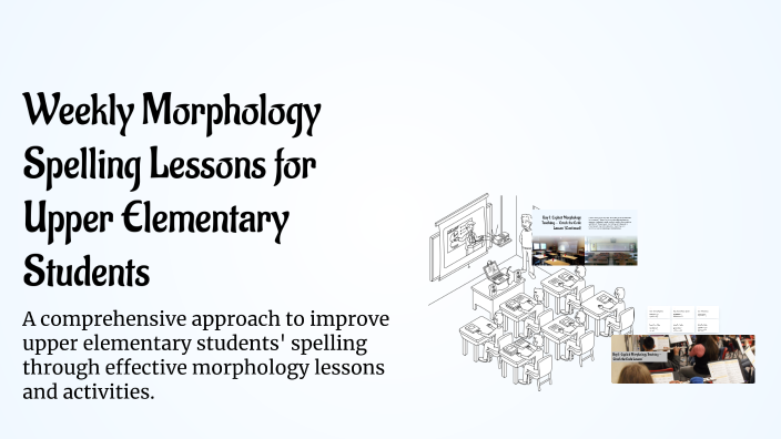 Weekly Morphology Spelling Lessons for Upper Elementary Students by ...