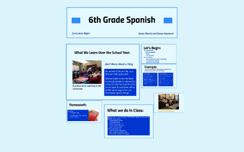6th Grade Spanish by Grace on Prezi