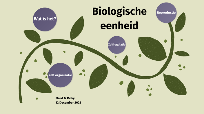 Biologische eenheid by Ricky de Beijer on Prezi