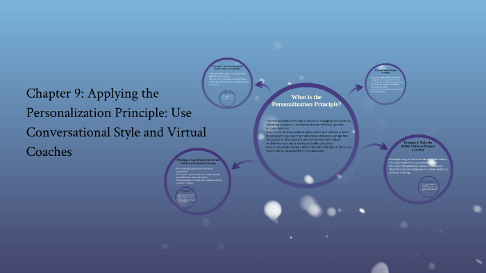 Chapter 9: Applying the Personalization Principle: Use Conve by Ryan ...